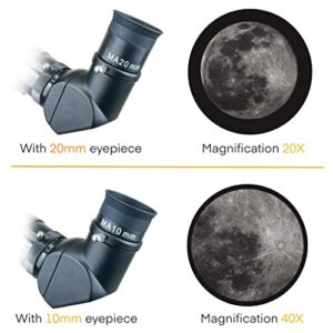 AstroLite 70AZ Refractor Telescope Travel Bag Bundle – 20x-120x Magnification - 70mm Aperture 400mm Focal Length Telescope – Bonus Smartphone Adapter - Manual Alt-AZ Telescope for Beginners