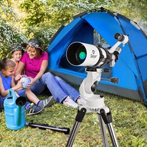 Gskyer Telescope, Telescopes for Adults, 80mm AZ Space Astronomical Refractor Telescope, Telescope for Kids, Telescopes for Adults Astronomy, German Technology Scope