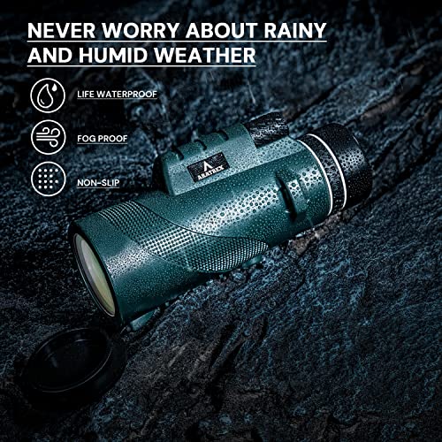 Monocular Telescope for Smartphone, Cosmic Scope for Phone, Tech Gifts for Men, 50X60 Night Vision Monocular for Adults High Power Kid 8-12, Bird Watching Gifts Hiking Camping Spy Hunting Gear