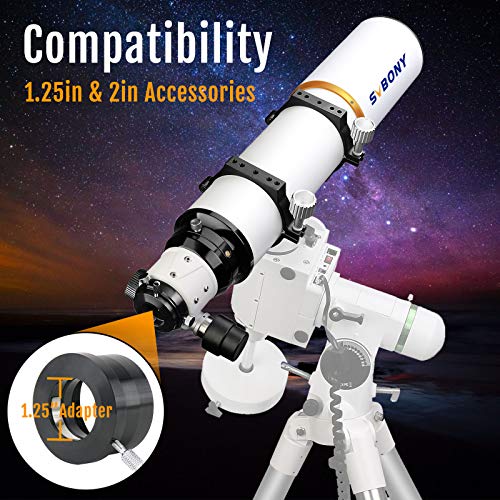 SVBONY SV503 Telescope, 102ED F7 Extra Low Dispersion Achromatic Refractor OTA, Micro-Reduction Rap Focuser, for Astrophotography