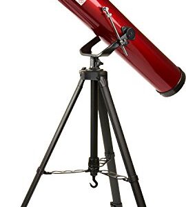 Carson Red Planet 35-78x76mm Newtonian Reflector Telescope (RP-100) , Red