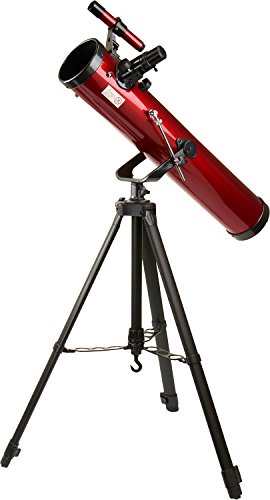 Carson Red Planet 35-78x76mm Newtonian Reflector Telescope (RP-100) , Red