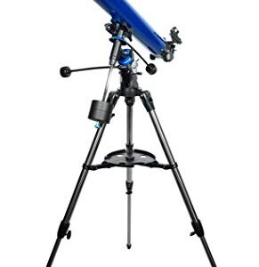 Meade Instruments – Polaris 90mm Aperture, Portable Backyard Refracting Astronomy Telescope for Beginners –Stable German Equatorial (GEM) Manual Mount – Accessories Included – Outdoors Family Fun