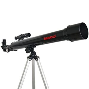 tasco spacestation 600 x 50mm refractor telescope, astronomy telescope for adults and beginners, black