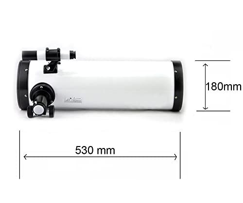 Skyoptikst 1400x 150 mm Reflector Newtionan Astronomical Telescope High Power Equatorial Mount Star Planet Moon Saturn Jupiter, T150-1400EQ