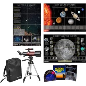 orion goscope iii 70mm refractor travel telescope kit