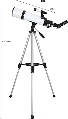 RHXWFDG Telescopes for Adults Astronomy, 70mm Aperture and 500mm Focal Length Monocular Telescope for Kids and Beginners, with 3X Barlow Lens Eyepiece etc