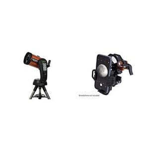 celestron nexstar 6 se telescope with nexyz 3-axis universal smartphone adapter