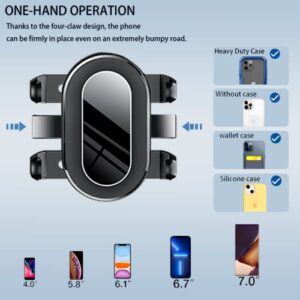 Rearview Mirror Phone Holder for Car,360°Rotatable and Retractable Car Phone Holder Multifunctional Rear View Mirror Phone Holder,Four Corners Fixed Anti-Shake Design,for All Mobile Phones and All Car