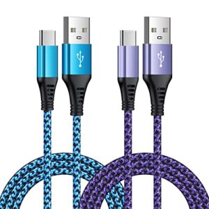 [2-pack,6ft]usb type c cable fast charging for google pixel 6,android charger cable type c charging cord for google pixel 7 pro/6 pro/6a/5a/4a/5/4xl;samsung galaxy s23/s22/s21ultra/s20/a13/a14/a53/a72