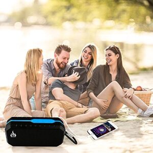 WEYANG Portable Bluetooth Speaker,IP65 Waterproof Wireless Speaker,Wireless Outdoor Bluetooth Speakers,Bluetooth 5.0,Built in micSupport Micro SD/TF Card