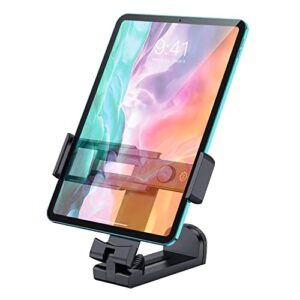 WixGear Universal Airplane in Flight Tablet Phone Mount, Handsfree Phone Holder for Desk with Multi-Directional Dual 360 Degree Rotation, Pocket Size Travel Essential Accessory for Flying.