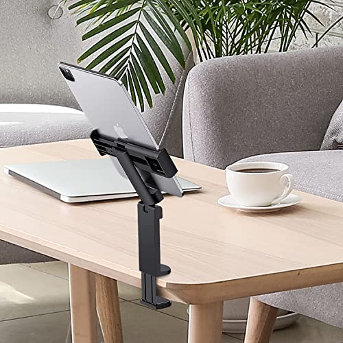 WixGear Universal Airplane in Flight Tablet Phone Mount, Handsfree Phone Holder for Desk with Multi-Directional Dual 360 Degree Rotation, Pocket Size Travel Essential Accessory for Flying.