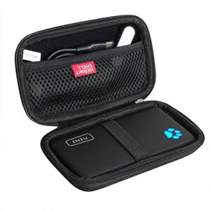 hermitshell hard travel case for iniu portable charger 10000mah power bank [2022 version] (black)