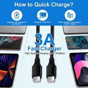 Samsung Android Phone Charger Fast Charging for Galaxy A13 A14 5G A03s A53 S22 Ultra S21 S20 A04s A23 Pixel 7 Pro 6, 20W Power Wall Charger Plug,38W USB C Cigarette Lighter Adapter, 3+6FT Type C Cable