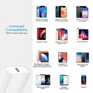 iPhone 14 Charger Block,20W USB C Charger iPhone Fast Charger Plug Type C Wall Charger Durable USB-C Power Delivery Adapter Compatible with iPhone14 Pro/14 Pro Max/14 Plus/13/13 Pro Max/12/12 Pro Max