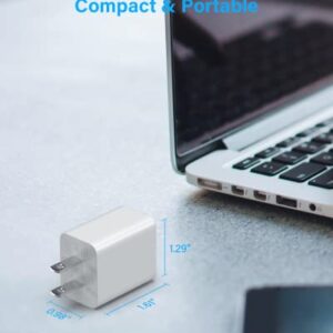 USB C Wall Charger, 20w Power delivery 3.0 Fast Charger, USB C Charger, Fast Charging Block for iPhone 13/13 Mini/13 Pro/13 Pro Max/12, Galaxy, Pixel 4/3, iPad/iPad Mini