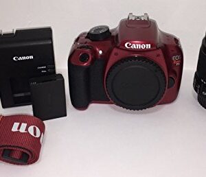 Canon EOS Rebel T5 Digital SLR Camera Kit with EF-S 18-55mm is II Lens - Red