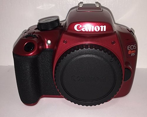 Canon EOS Rebel T5 Digital SLR Camera Kit with EF-S 18-55mm is II Lens - Red