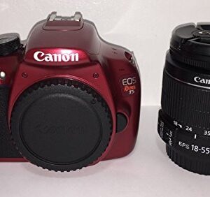 Canon EOS Rebel T5 Digital SLR Camera Kit with EF-S 18-55mm is II Lens - Red