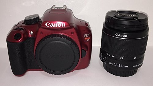 Canon EOS Rebel T5 Digital SLR Camera Kit with EF-S 18-55mm is II Lens - Red