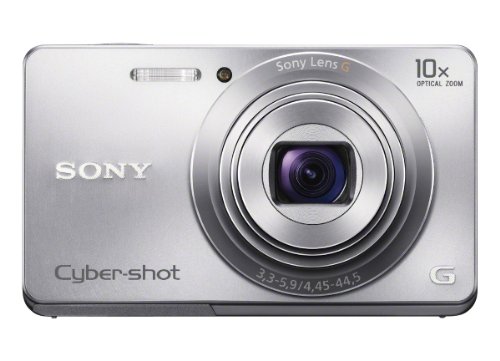 Sony Cyber-shot DSC-W690 16.1 MP Digital Camera with 10x Optical Zoom and 3.0-inch LCD (Silver) (2012 Model)