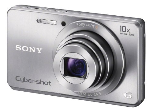 Sony Cyber-shot DSC-W690 16.1 MP Digital Camera with 10x Optical Zoom and 3.0-inch LCD (Silver) (2012 Model)