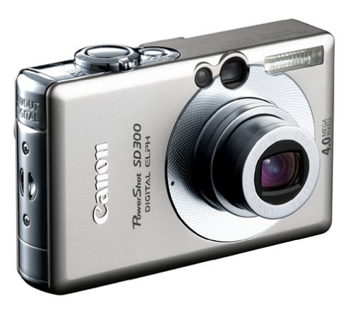 Canon Powershot SD300 4MP Digital Elph Camera with 3x Optical Zoom