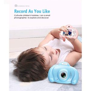 LKYBOA Child Camera -Kids Digital Camera for Girls Age 3-10, Toddler Cameras Mini Cartoon Rechargeable Video Camera with Screen and (Color : Blue)