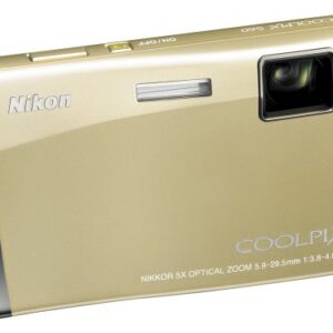 Nikon Coolpix S60 10MP Digital Camera with 5x Optical Vibration Reduction (VR) Zoom (Platinum Bronze)