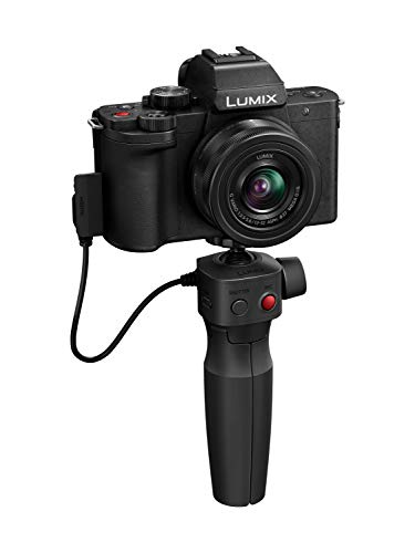 Panasonic LUMIX G100 4k Mirrorless Camera, Lightweight Camera for Photo and Video, Built-in Microphone, Micro Four Thirds with 12-32mm Lens, 5-Axis Hybrid I.S, 4K 24p 30p Video, DC-G100VK (Black)