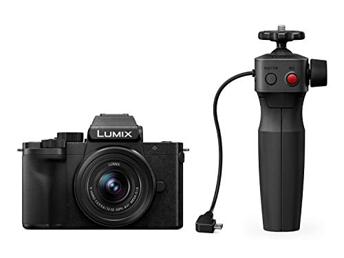 Panasonic LUMIX G100 4k Mirrorless Camera, Lightweight Camera for Photo and Video, Built-in Microphone, Micro Four Thirds with 12-32mm Lens, 5-Axis Hybrid I.S, 4K 24p 30p Video, DC-G100VK (Black)