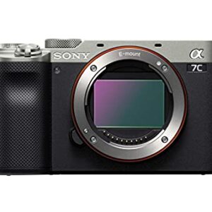 Sony Alpha 7C Full-Frame Mirrorless Camera - Silver (ILCE7C/S) (Renewed)