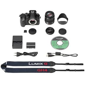 Panasonic LUMIX GH4 Body 4K Mirrorless Camera, 16 Megapixels, 3 Inch Touch LCD, DMC-GH4KBODY (USA Black)