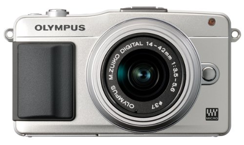 Olympus E-PM2 Mirrorless Digital Camera with 14-42mm Lens (Silver) (Old Model)