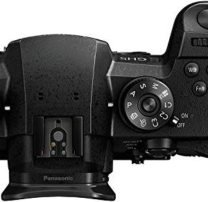 Panasonic LUMIX GH5 4K Digital Camera, 20.3 Megapixel Mirrorless Camera with Digital Live MOS Sensor, 5-Axis Dual I.S. 2.0, 4K 4:2:2 10-Bit Video, Full-Size HDMI Out, 3.2-Inch LCD, DC-GH5 (Black)