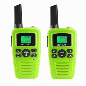 retevis ra35 walkie talkies, walkie talkie for kids adults, long range two way radios, toddler walkie talkie for boys girls family 2 way radio for biking, hiking, cruise 2 pack