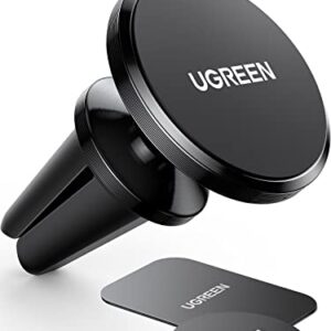 UGREEN Magnetic Phone Holder for Car Strong Magnet Cell Phone Mount Air Vent Compatible with iPhone 14 13 Pro Max Mini, iPhone 12 11 Plus SE XS XR 8 7 Smartphone