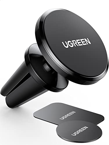 UGREEN Magnetic Phone Holder for Car Strong Magnet Cell Phone Mount Air Vent Compatible with iPhone 14 13 Pro Max Mini, iPhone 12 11 Plus SE XS XR 8 7 Smartphone