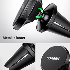 UGREEN Magnetic Phone Holder for Car Strong Magnet Cell Phone Mount Air Vent Compatible with iPhone 14 13 Pro Max Mini, iPhone 12 11 Plus SE XS XR 8 7 Smartphone