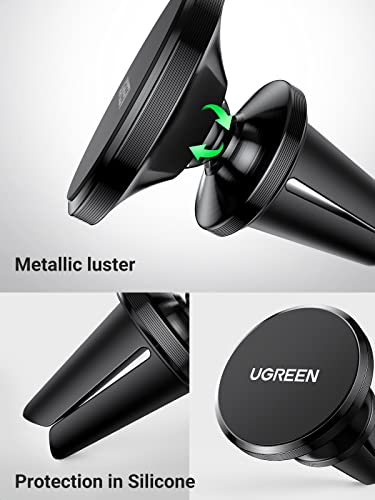 UGREEN Magnetic Phone Holder for Car Strong Magnet Cell Phone Mount Air Vent Compatible with iPhone 14 13 Pro Max Mini, iPhone 12 11 Plus SE XS XR 8 7 Smartphone