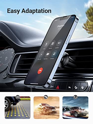 UGREEN Magnetic Phone Holder for Car Strong Magnet Cell Phone Mount Air Vent Compatible with iPhone 14 13 Pro Max Mini, iPhone 12 11 Plus SE XS XR 8 7 Smartphone