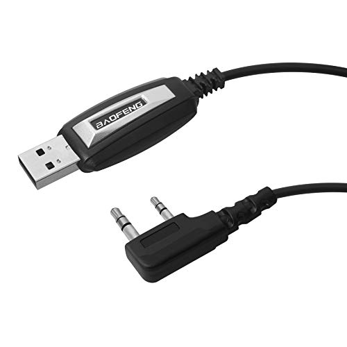 MvToe Programming Cable Compatible with Baofeng UV-5R, 5RA, 5RE, BF-F8HP, UV3R Plus, BF-888S, 5R EX, 5RX3, GA-2S, BF-F8+, H777 UV82HP Handheld ham Radio transceiver Ham Two Way ham Portable Radios