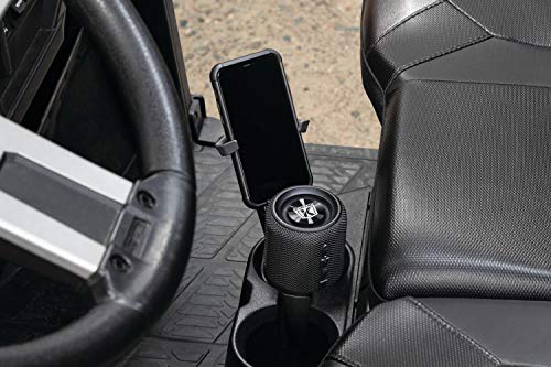 Kuryakyn 6474 Free-Flex Cup and Cell Phone Device Holder: Mounts in Cars, Trucks, Vans, UTVs with Flexible Arms Securing Various Phones/Cases, Black