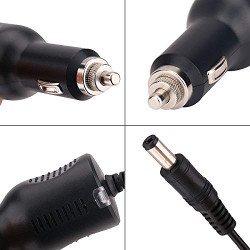 BAOFENG & ABBREE 12-24V Car Charge Cable Line for BaoFeng UV-5R,UV-82, BF-F8HP, UV-82HP, UV-S9/9S,UV-5X3,GT-3TP UV-9R Plus etc Two Way Radio (Compatible with Charger Base)