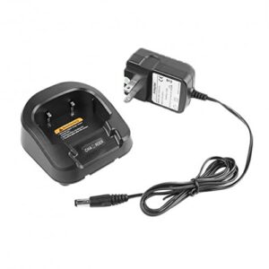 baofeng original desktop charger for baofeng radio uv-82/ uv-82l – black