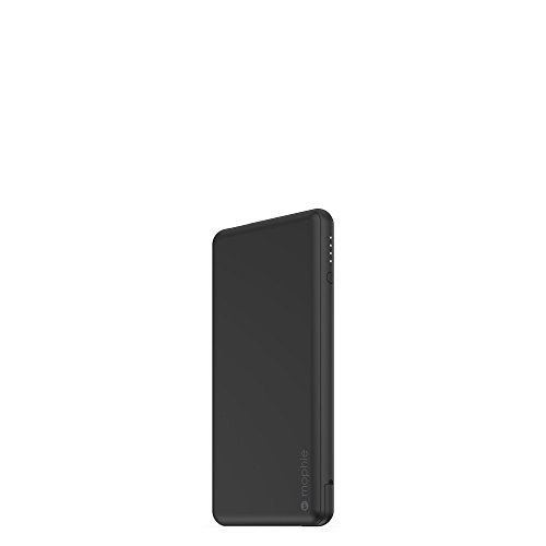 Mophie powerstation Plus USB-C - Universal External Battery with built in Cables (6,000mAh) - Matte Black