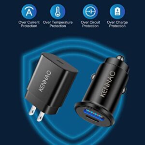 Galaxy S23 S22 S21 Super Fast Charger Type C, 25W PD USB C Wall Charger Fast Charging Block/Car Charger for Samsung Galaxy S23/S23 Ultra/S23+/S22/S21/S20/Plus/5G/FE, Note 20/10, 2X 3FT USB-C Cable