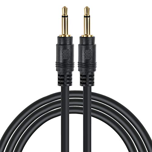 TENINYU 3.5mm Mono Cable - 12V Trigger, IR Infrared Sensor Receiver Extension Extender, 3.5mm 1/8" TS Monaural Mini Mono Audio Plug Jack Connector Male to Male Cable (3FT)