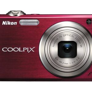 Nikon Coolpix S630 12MP Digital Camera with 7x Optical Vibration Reduction (VR) Zoom and 2.7 inch LCD (Ruby Red)